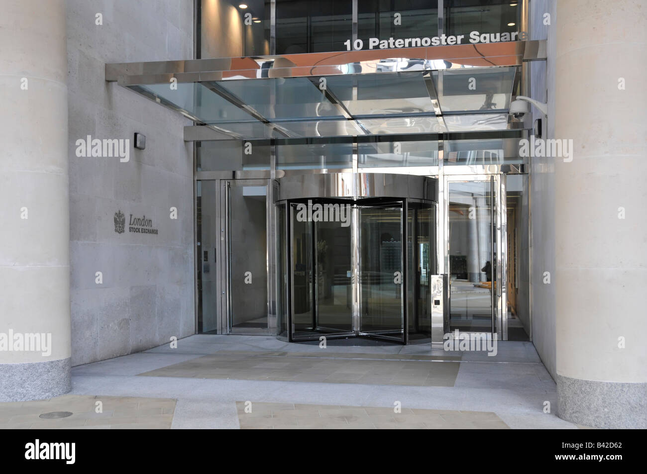 London Stock Exchange 10 Paternoster Square High Resolution Stock ...