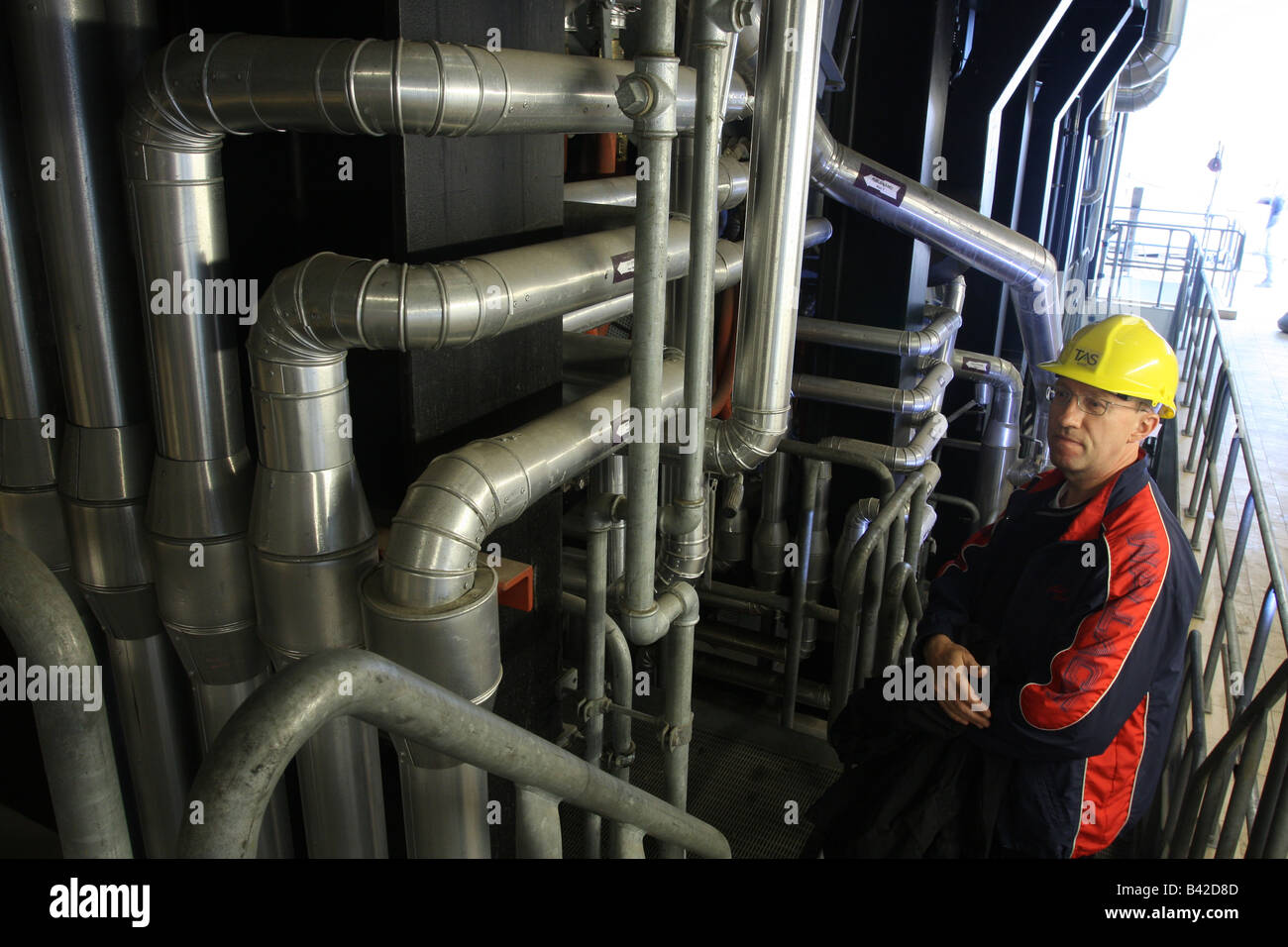 Waste incinerator energy plant in denmark in Kolding and used for ...