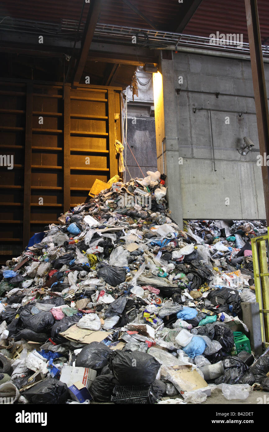 Waste incinerator energy plant in denmark in Kolding and used for ...