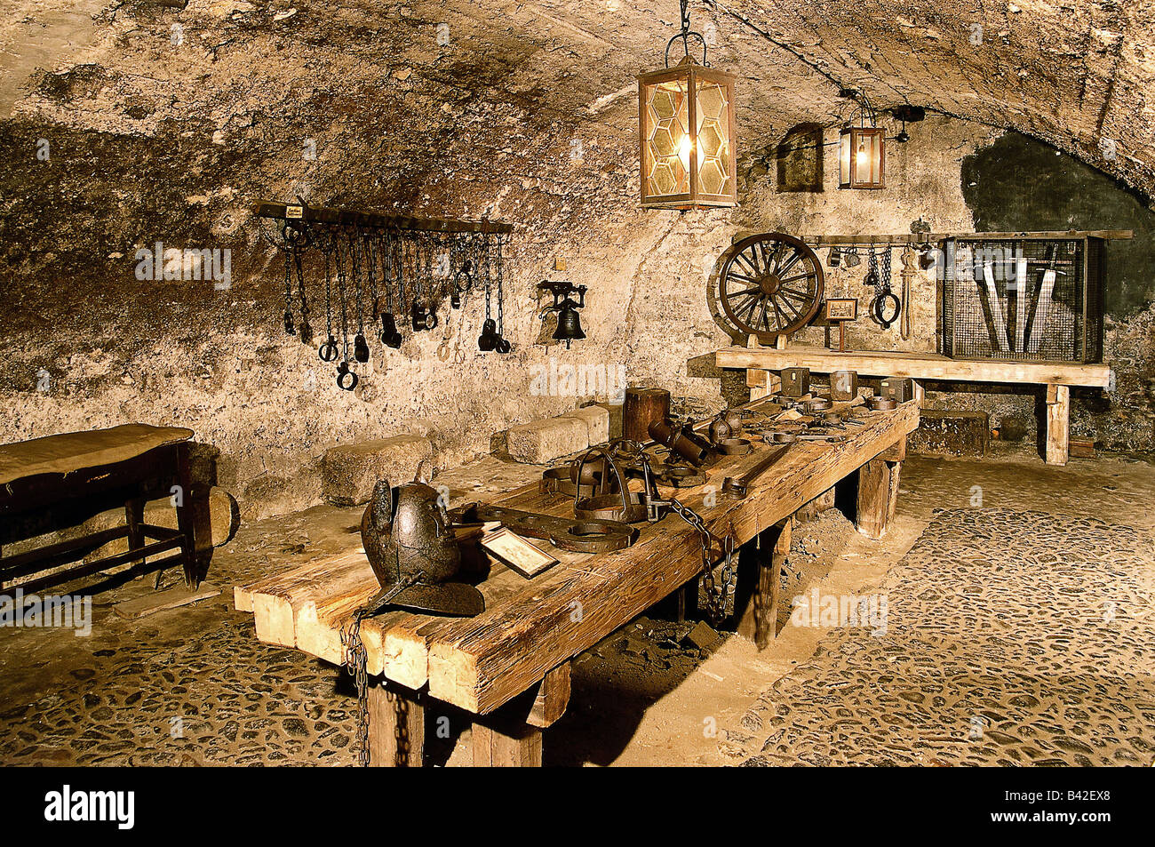 Torture Chamber In The Cellar High Resolution Stock Photography and ...
