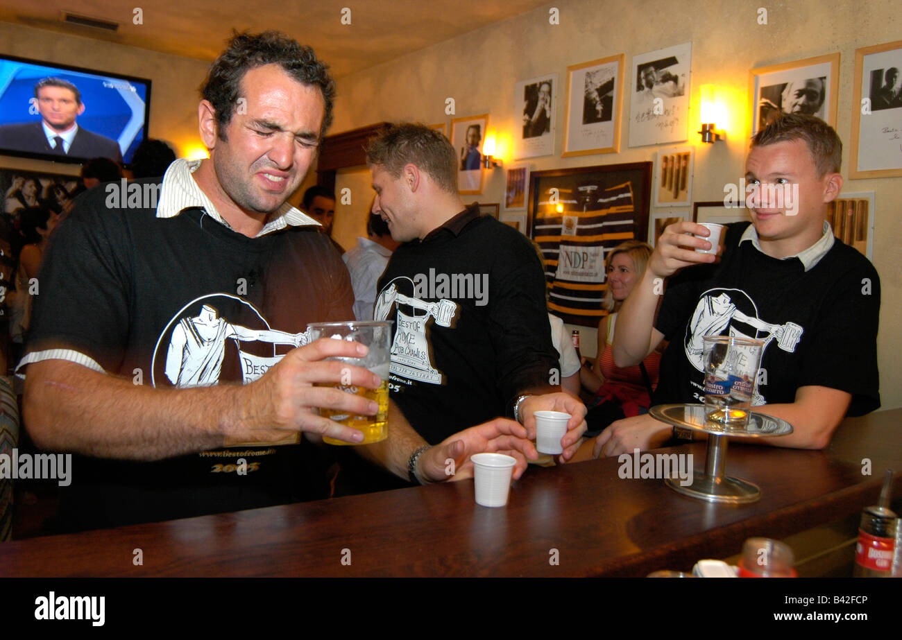 Group of boys drinking at pub hi-res stock photography and images - Alamy