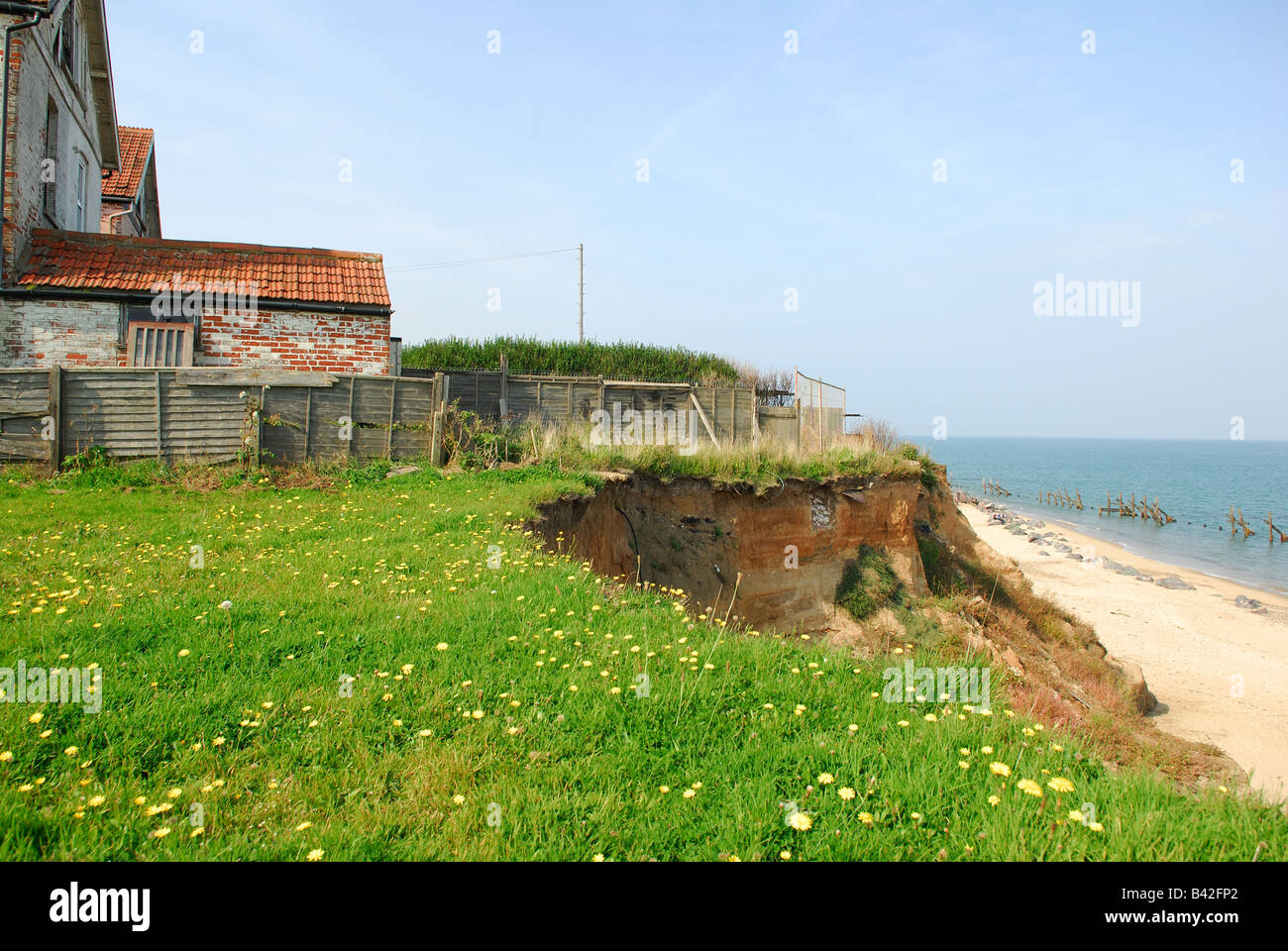 Happisburgh Norfolk England Stock Photo - Alamy