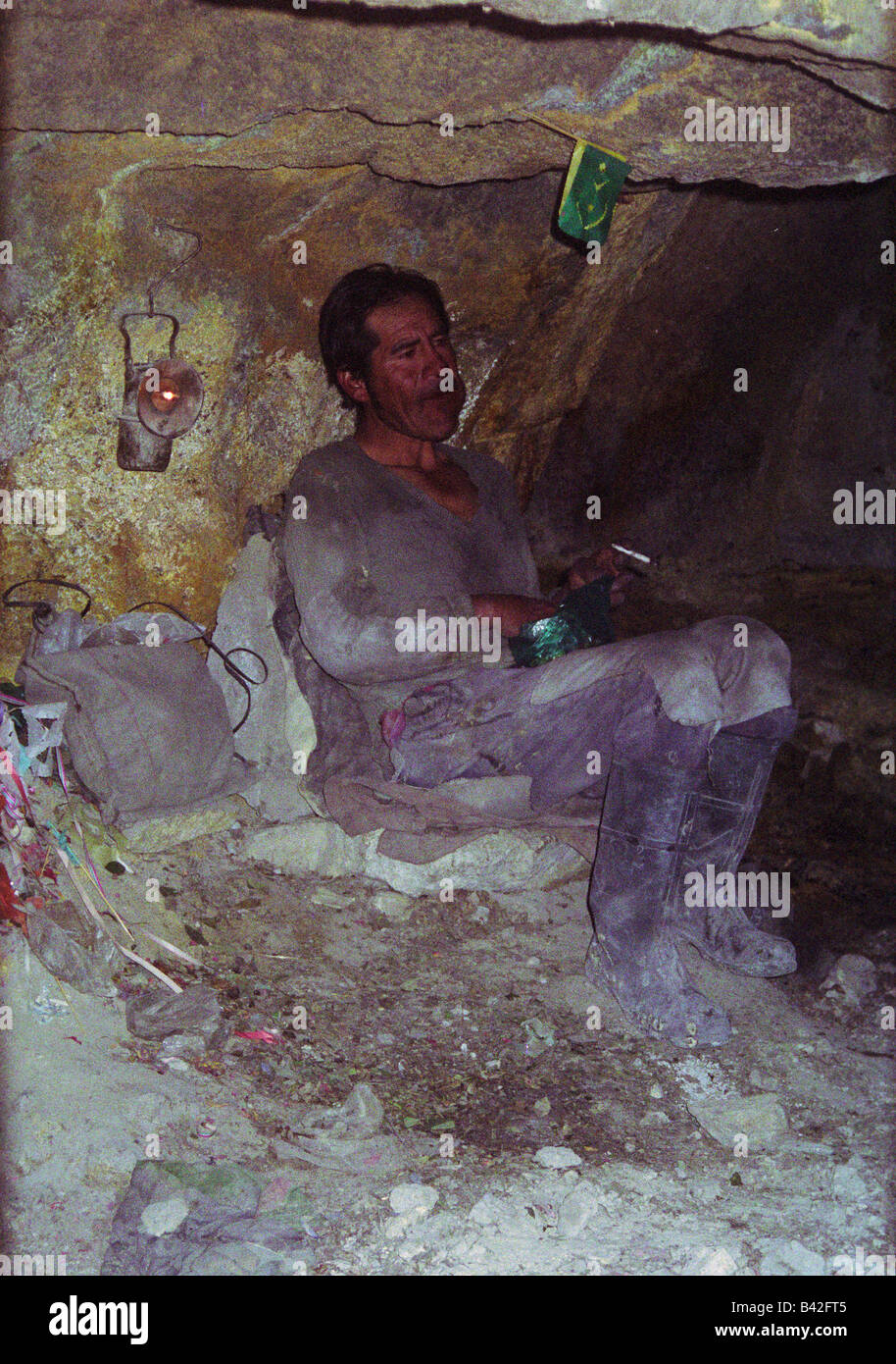 Silver Miner, Potosi, Bolivia Stock Photo - Alamy