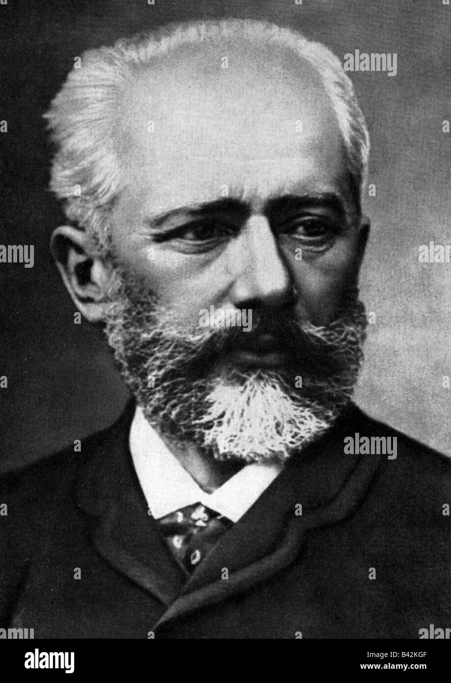 Tchaikovsky portrait Black and White Stock Photos & Images - Alamy