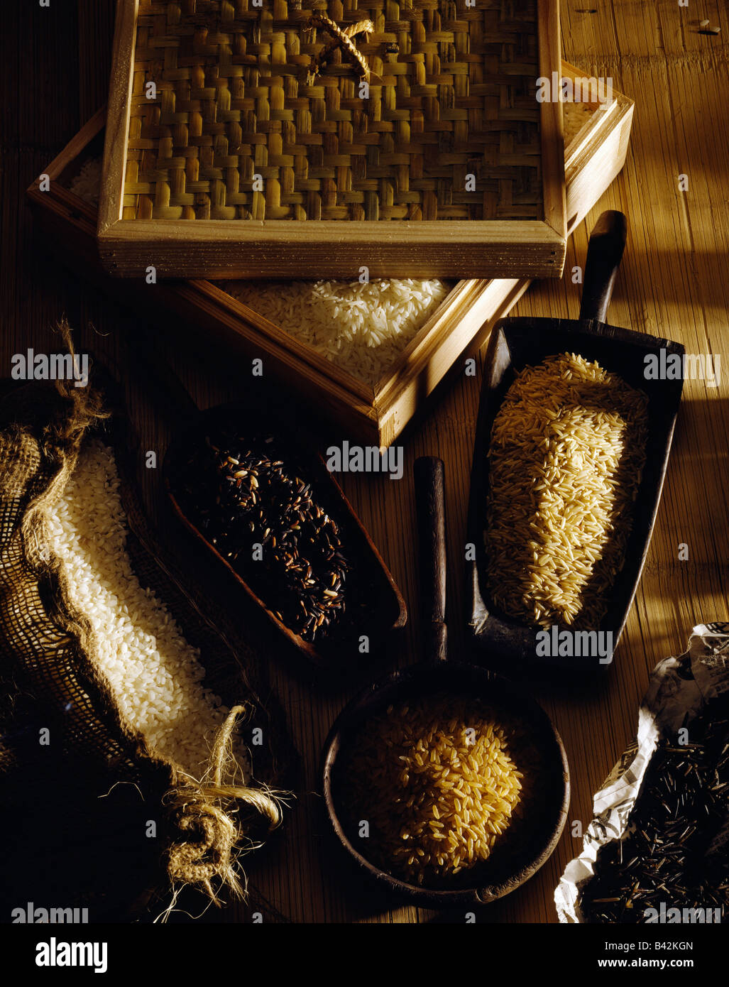 selection of rice Stock Photo - Alamy