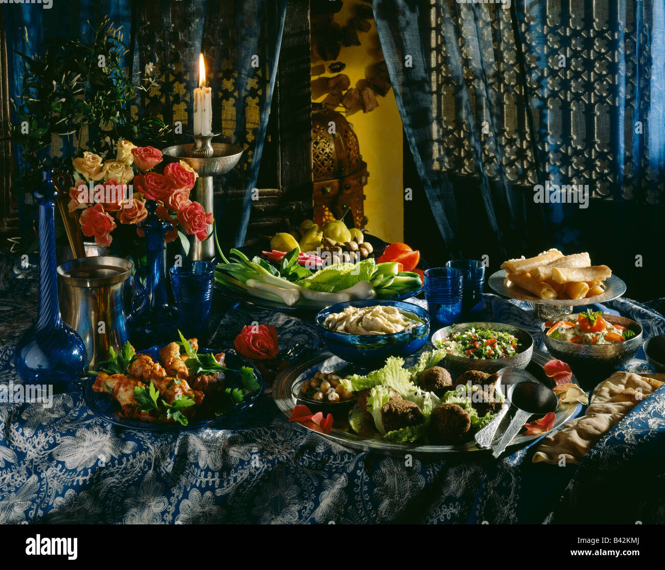 Mezze selection hi-res stock photography and images - Alamy