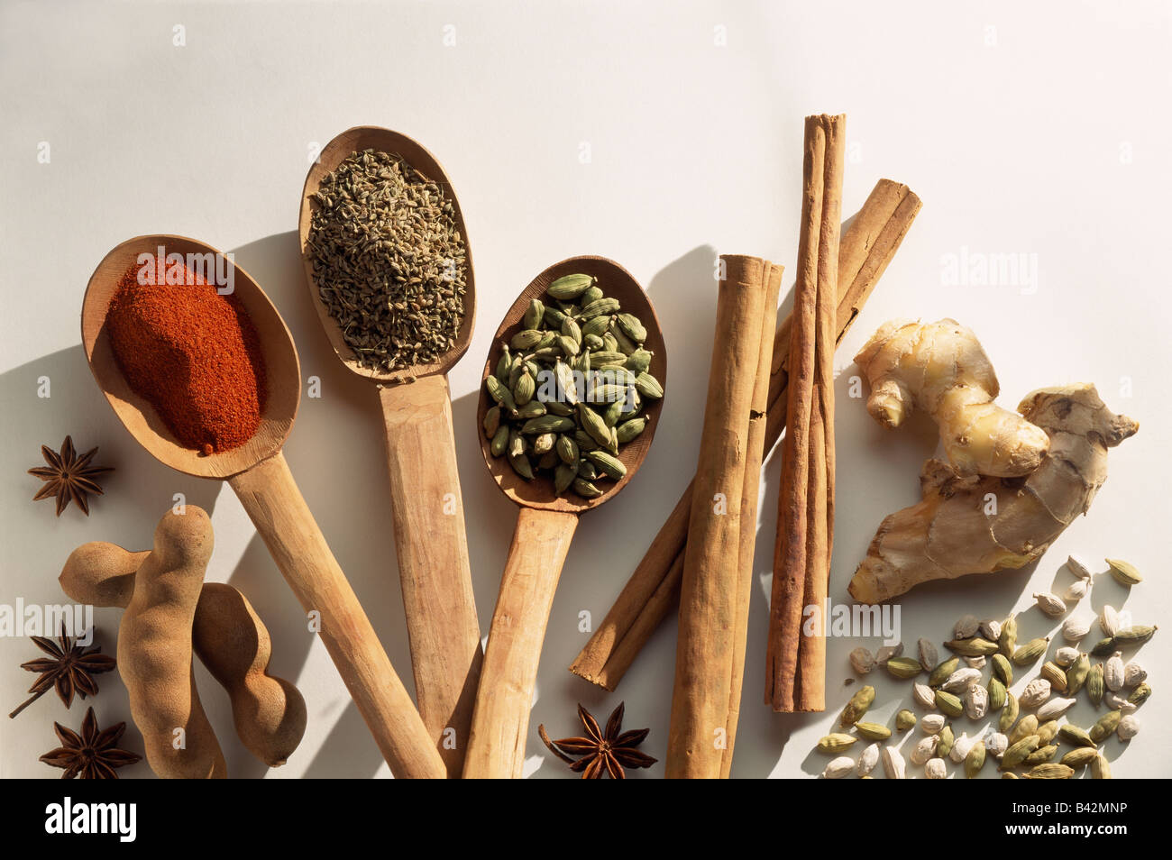selection of spices Stock Photo - Alamy