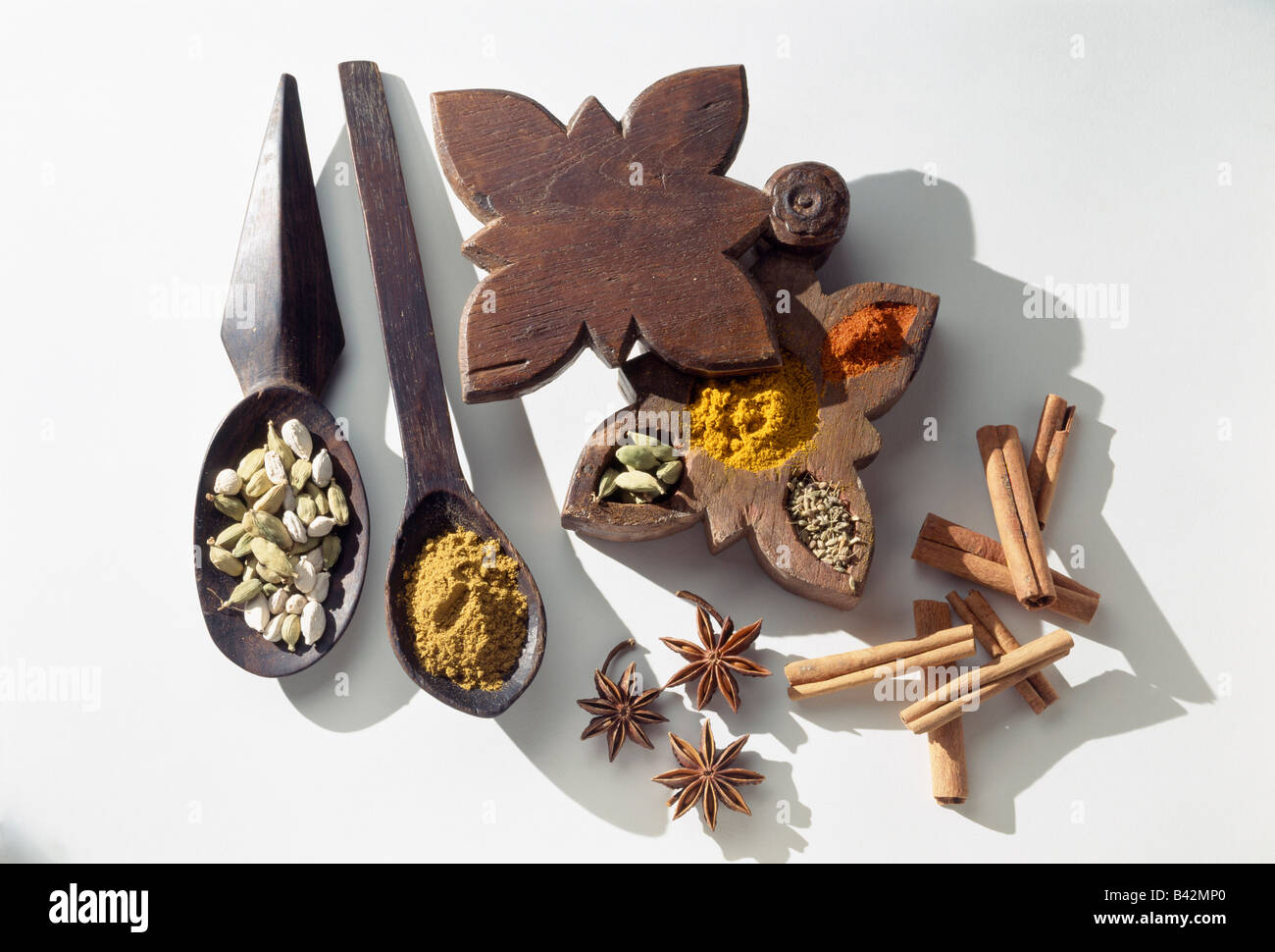 selection of spices Stock Photo - Alamy