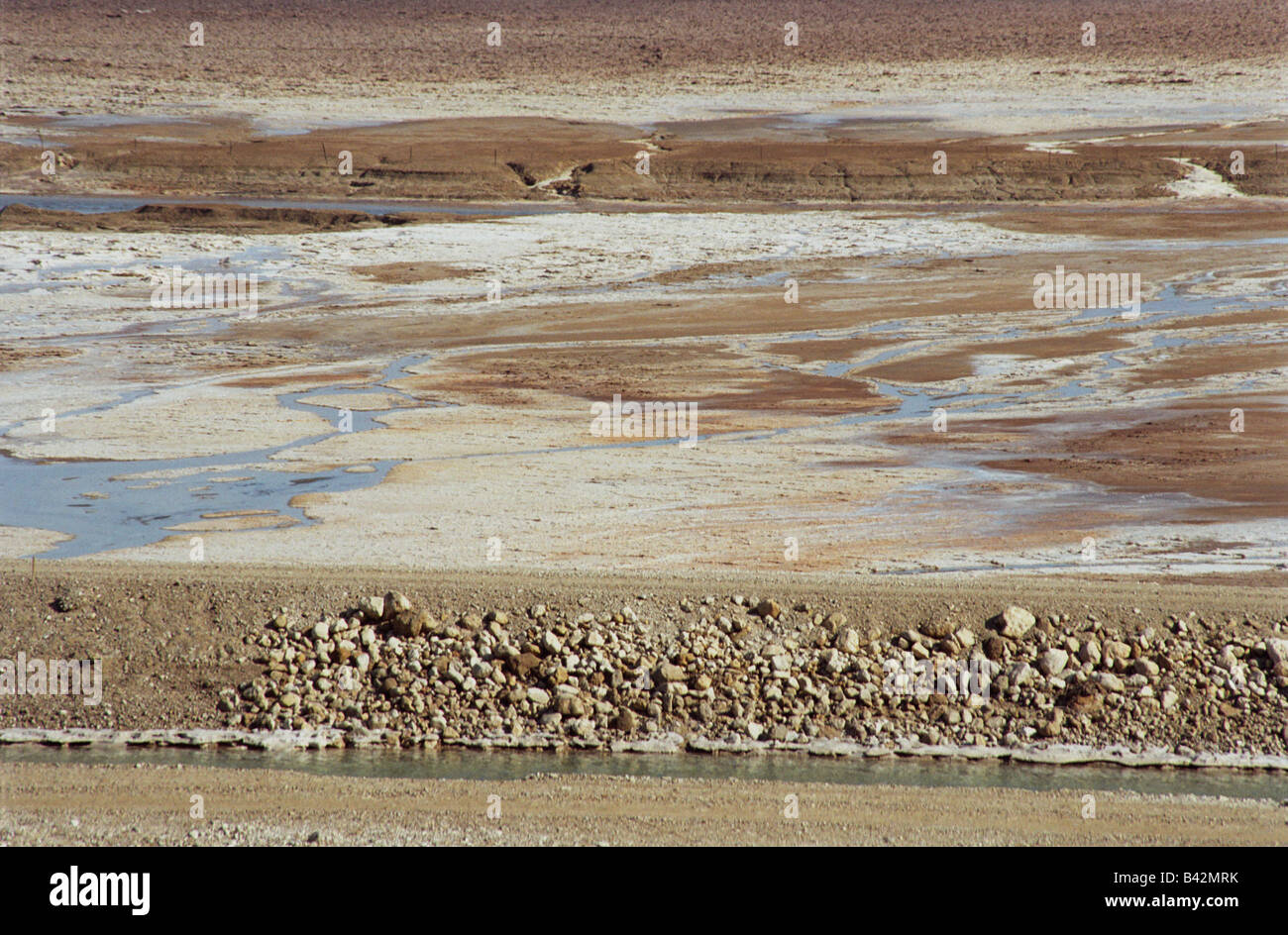 The dry area of the Dead Sea, Israel Stock Photo - Alamy