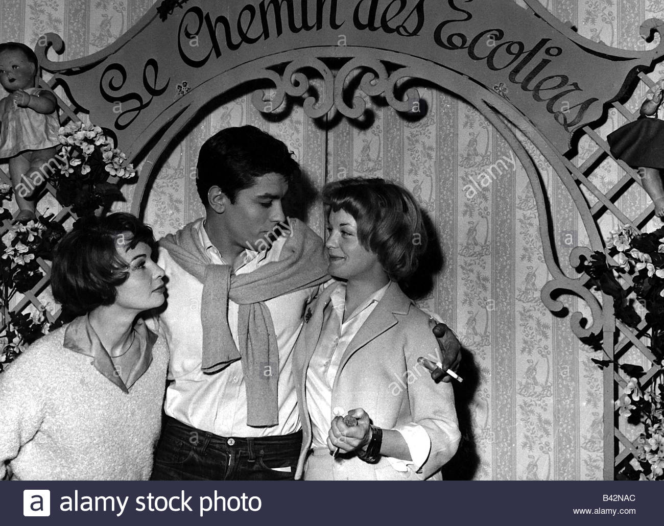 Alain Delon And Romy Schneider High Resolution Stock Photography and ...
