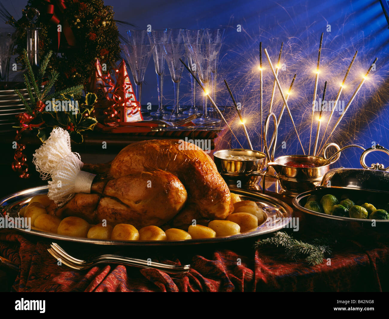 Turkey crown christmas hi-res stock photography and images - Alamy