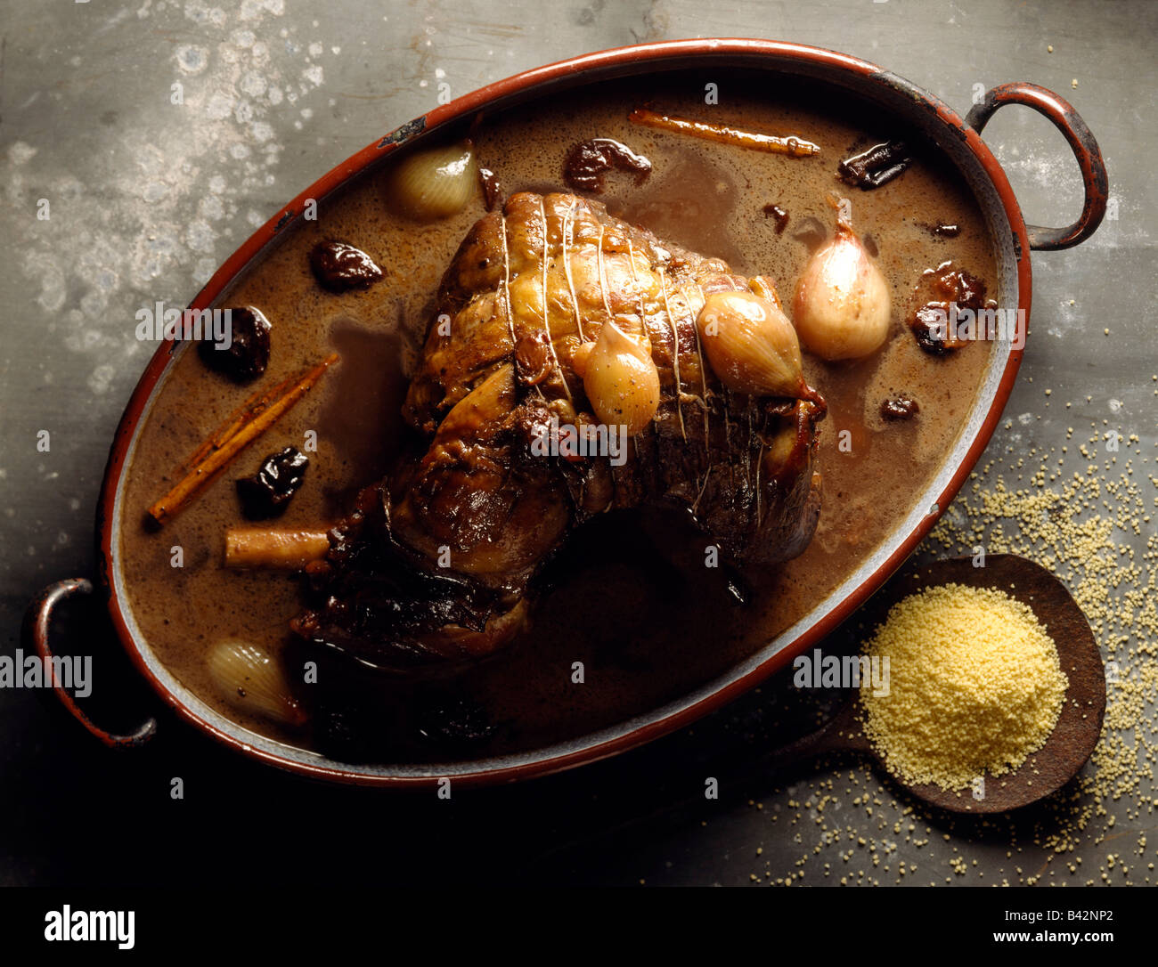 Pot-au-feu of leg of lamb cooked seven hours Stock Photo - Alamy