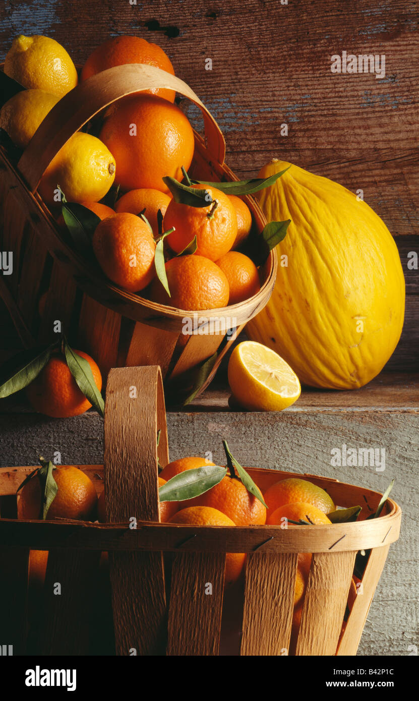 Composition of citrus fruits Stock Photo - Alamy