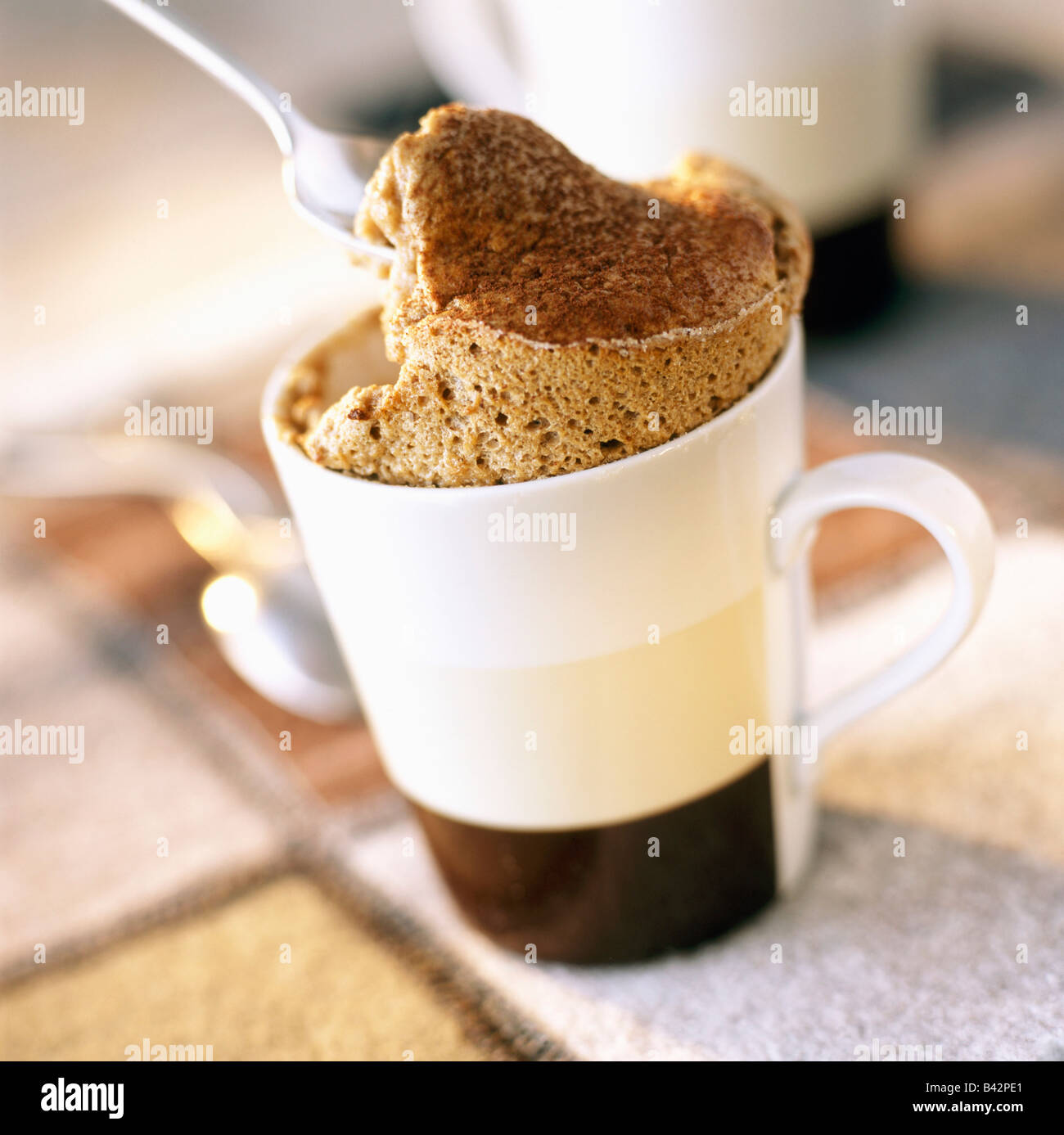 coffee and cardamom soufflé Stock Photo - Alamy