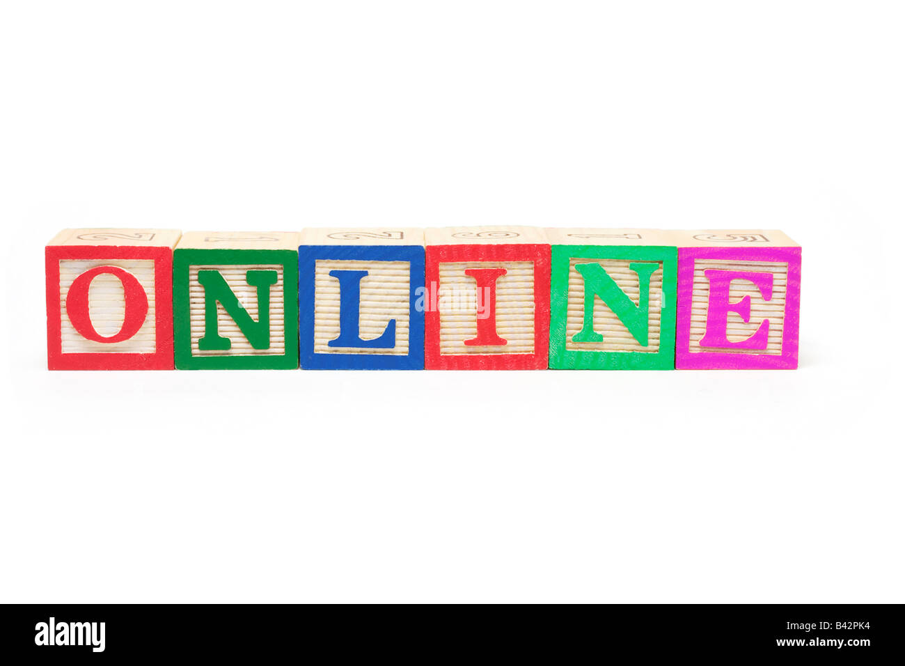 Alphabet Blocks - Online Stock Photo - Alamy