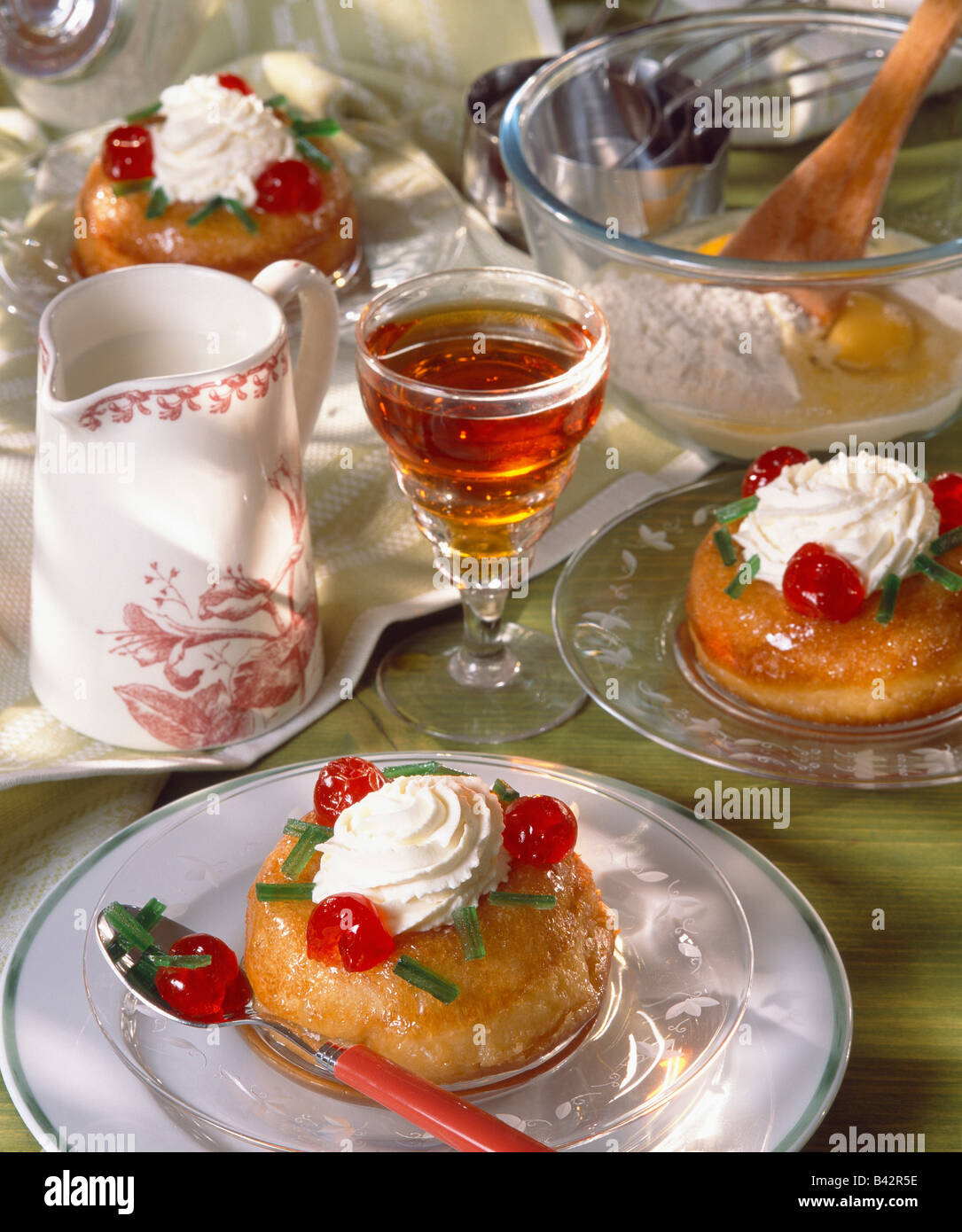 Savarin cake hi-res stock photography and images - Alamy