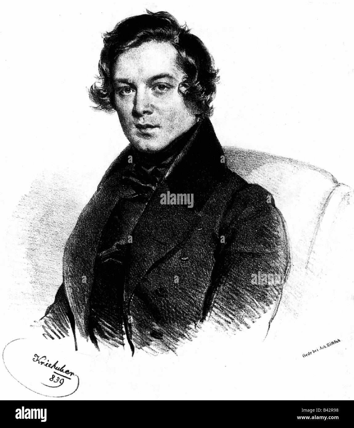 Robert schumann clara Black and White Stock Photos & Images - Alamy