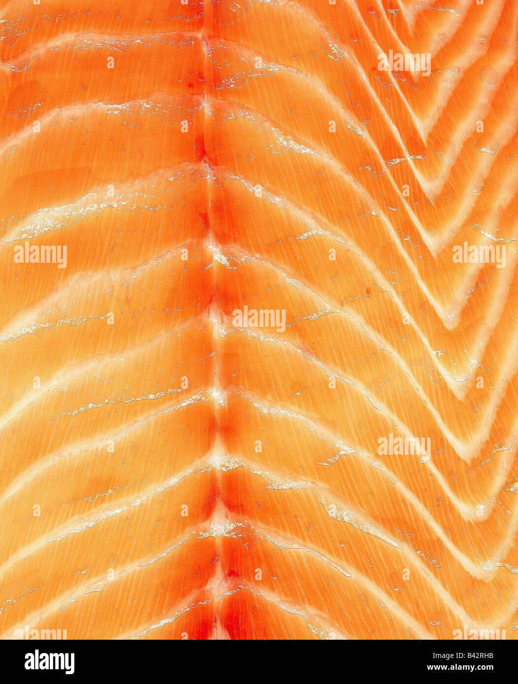 close up of smoked salmon slice Stock Photo - Alamy