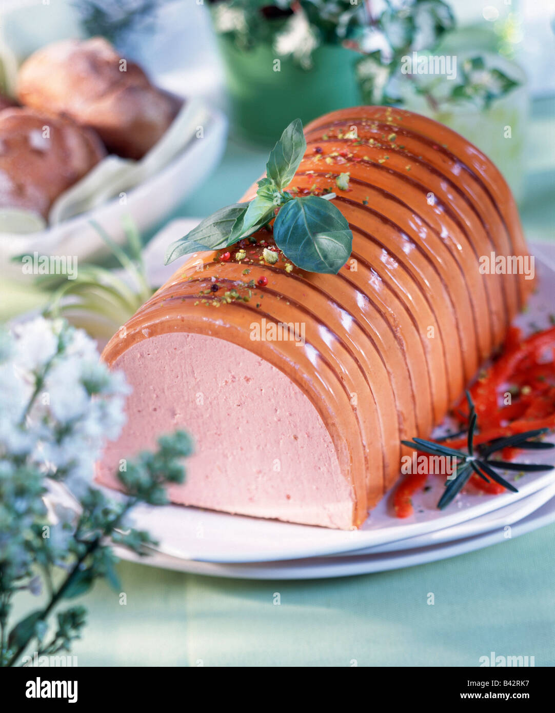 Poultry liver mousse Stock Photo - Alamy