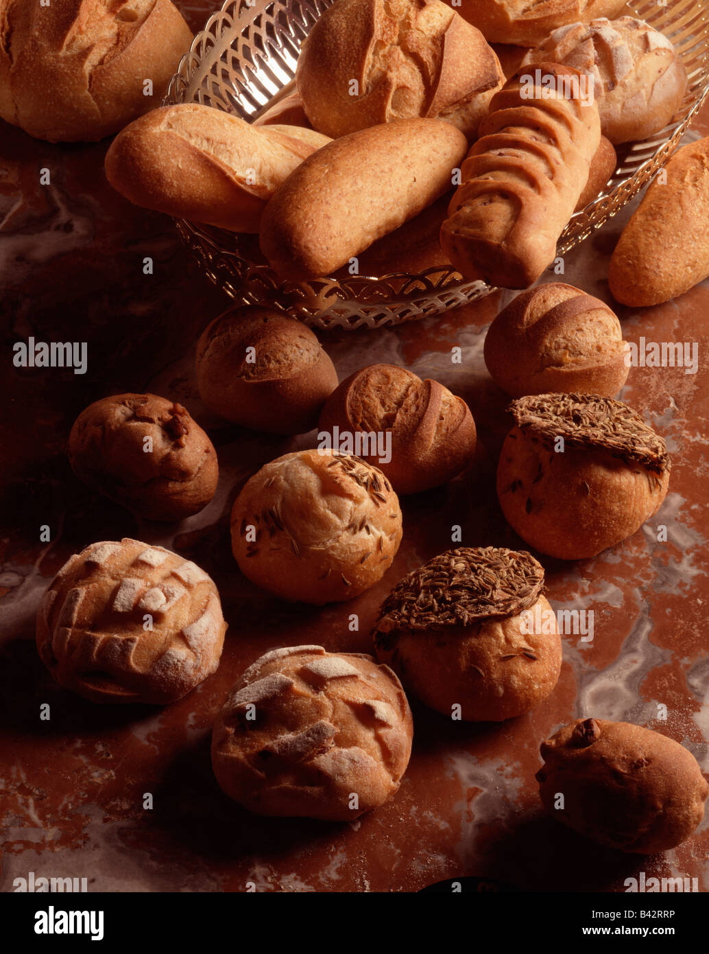 Little fancy breads Stock Photo - Alamy