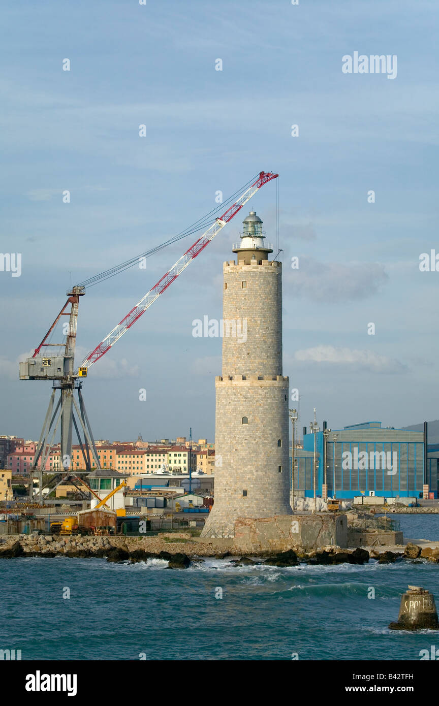 Genoa lighthouse hi-res stock photography and images - Alamy