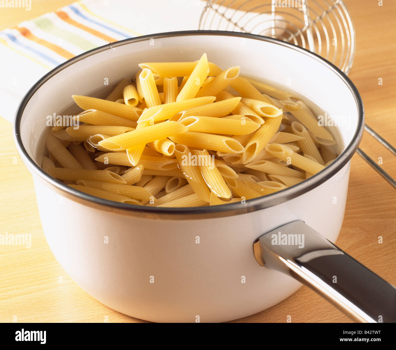 Pasta ready to be cooked Stock Photo - Alamy