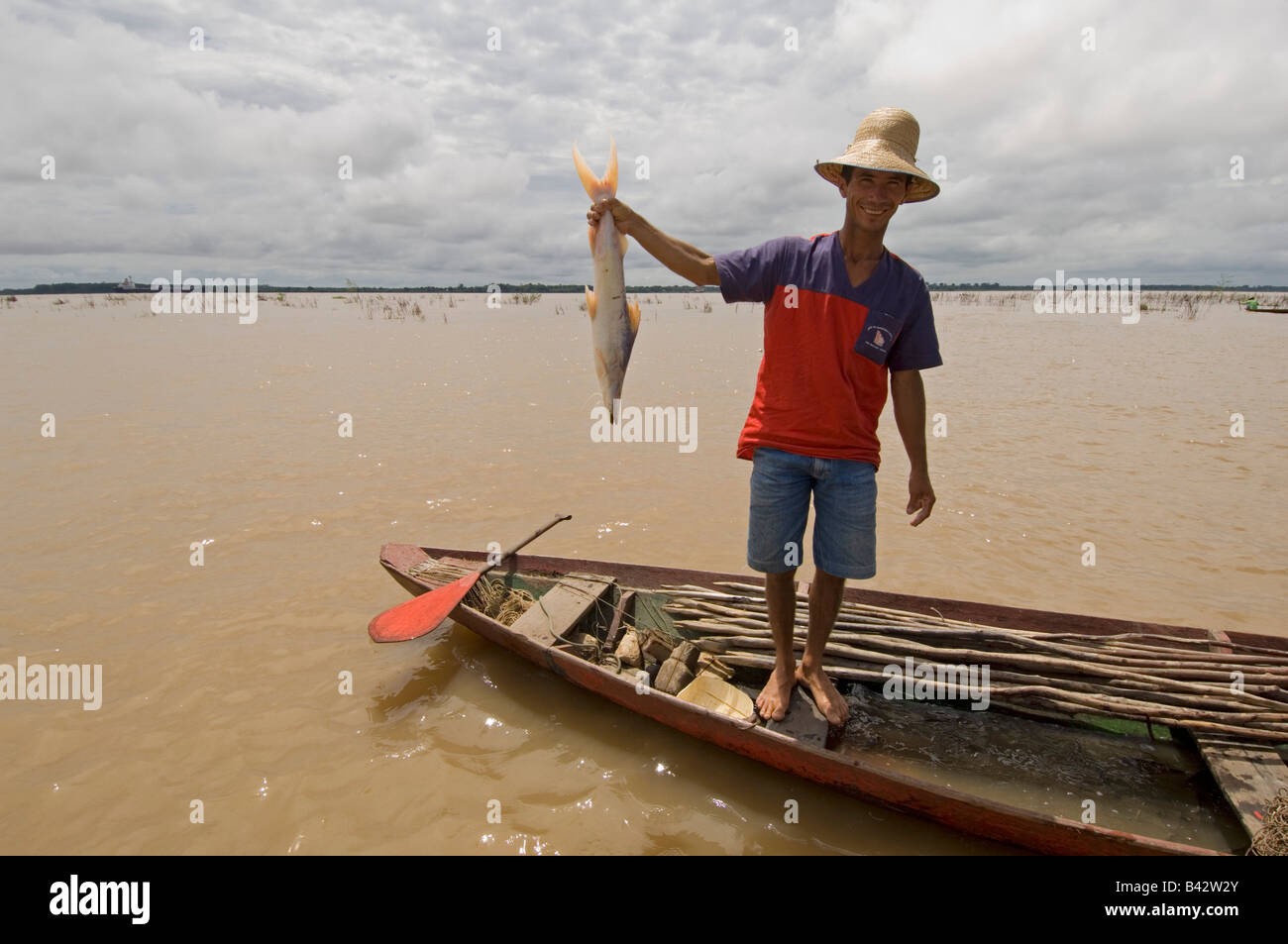 A local fisherman near Manaus was very happy and proud to show us his ...