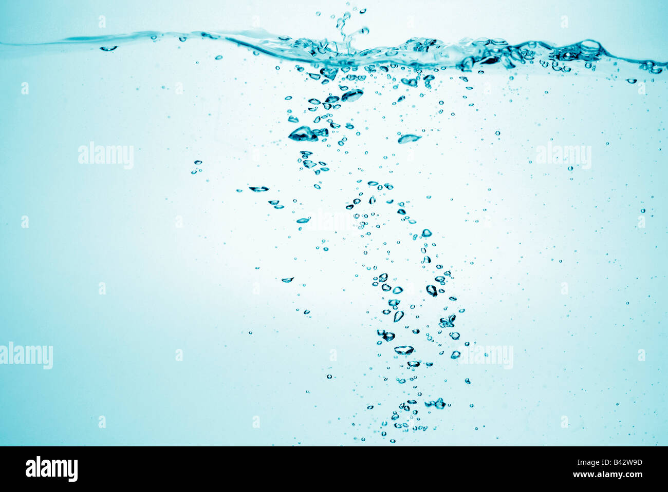 ripple and bubbles of water Stock Photo - Alamy