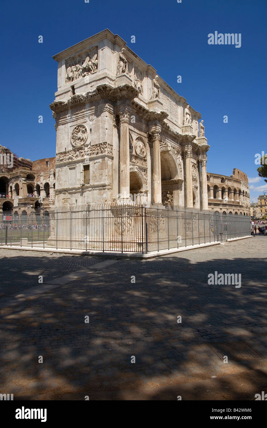 Arch of Constantine, Roman Forum, Rome, Italy, Europe Stock Photo - Alamy