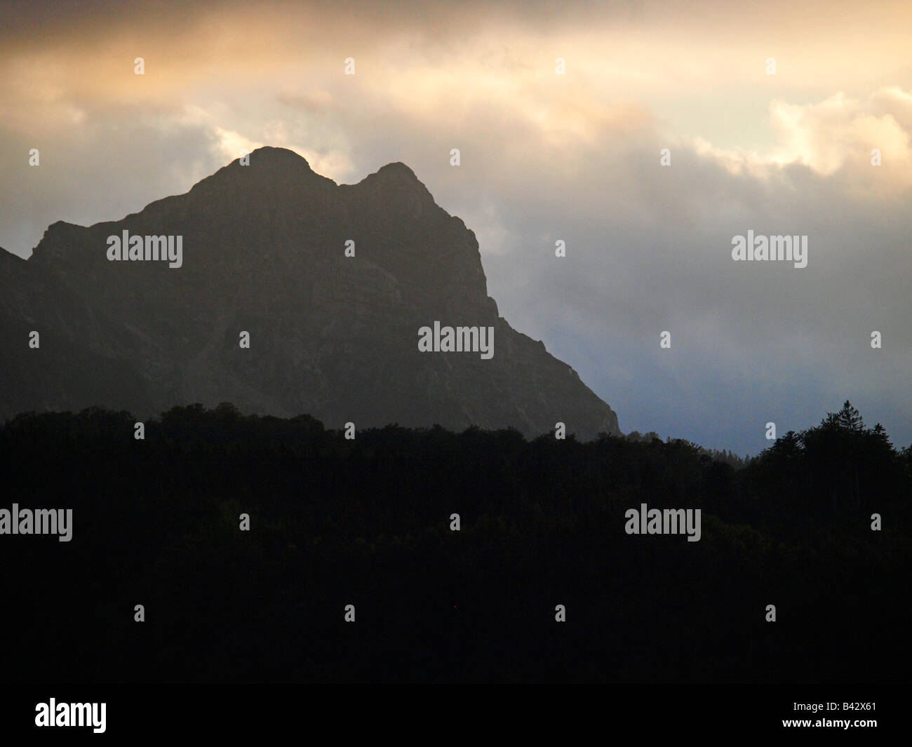 Alm valley, Austria Stock Photo - Alamy