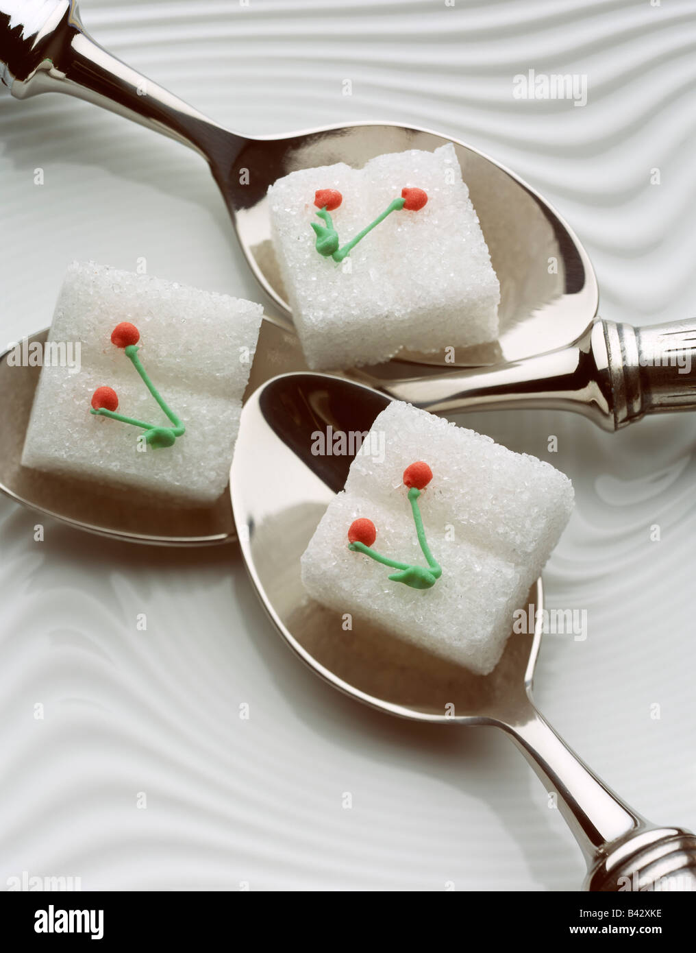 Fancy sugar lumps Stock Photo - Alamy