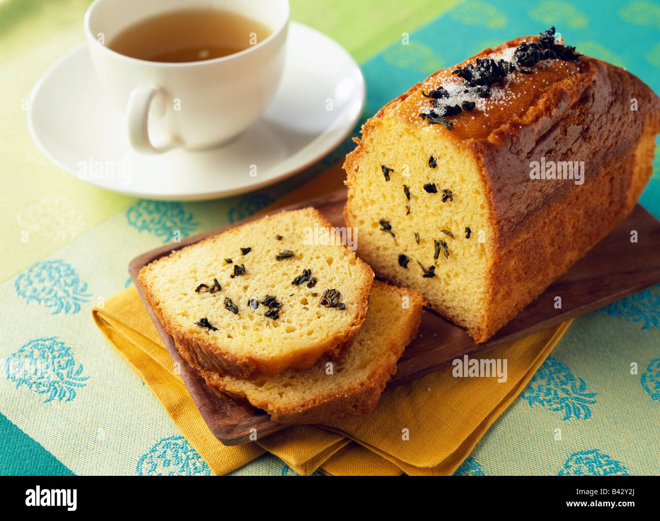 Tea pound cake Stock Photo - Alamy