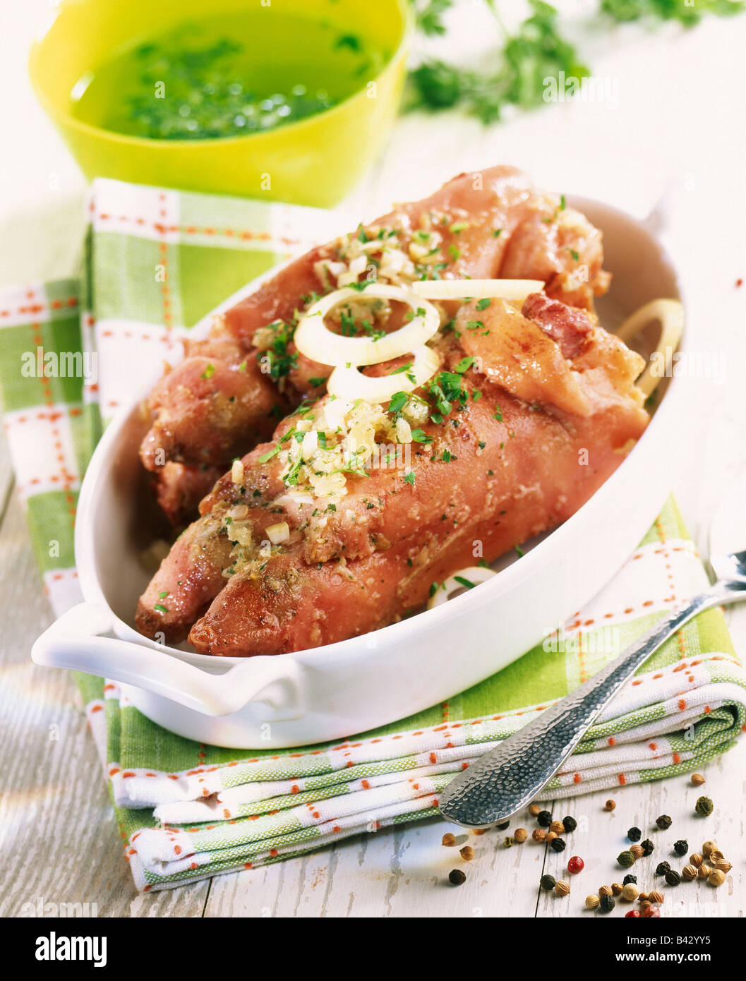 Pig trotters dish hi-res stock photography and images - Alamy