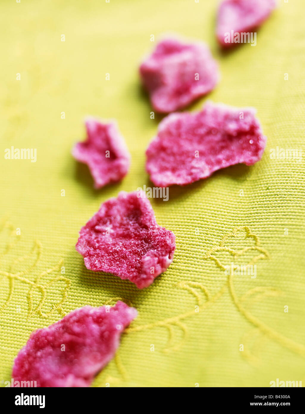 Cristalized rose petals Stock Photo - Alamy