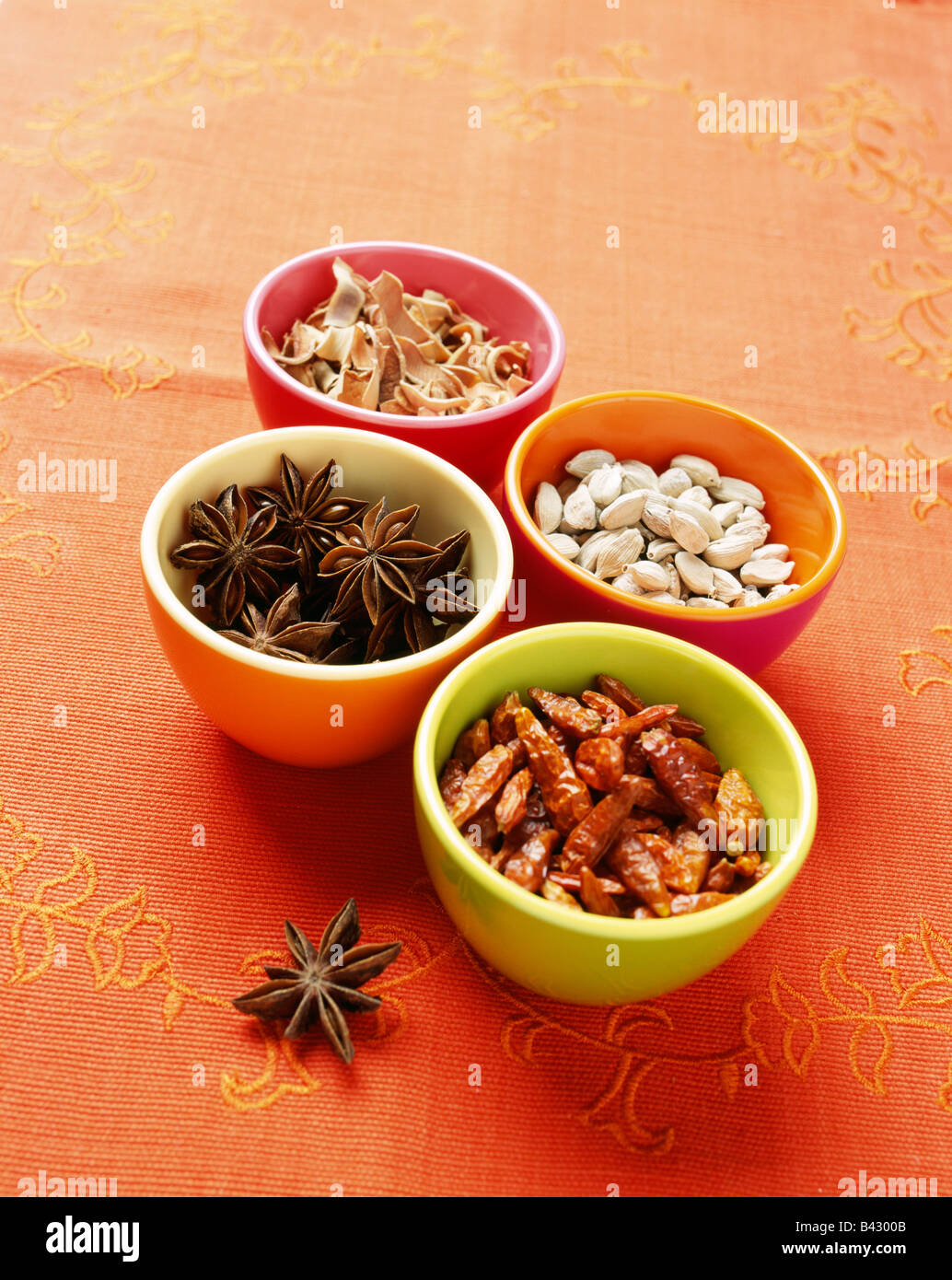 Selection of spices Stock Photo - Alamy