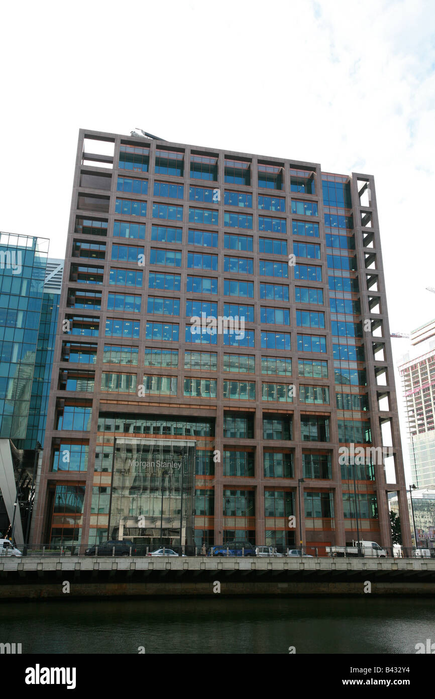 Morgan Stanley building London Bank Street Canary Wharf Docklands ...