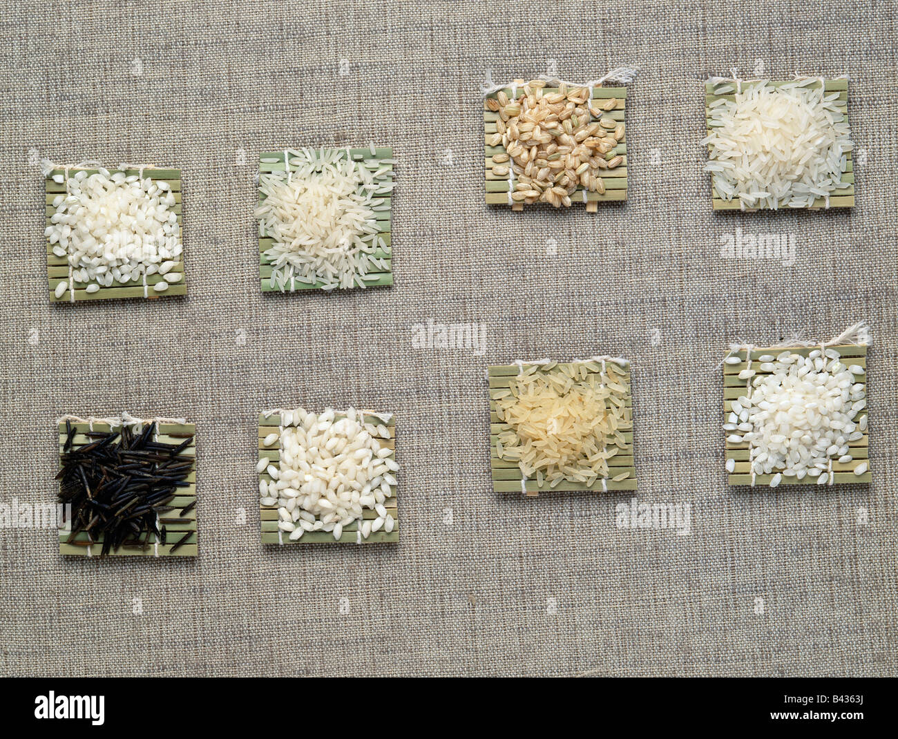 Selection of rice Stock Photo - Alamy