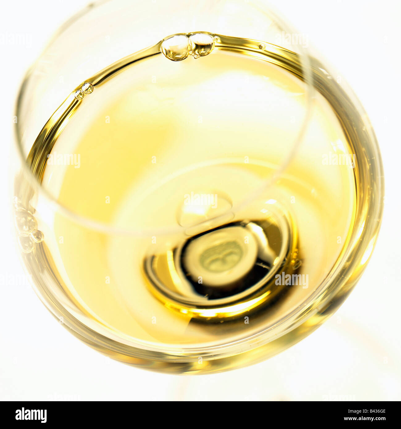 glass of white wine Stock Photo - Alamy