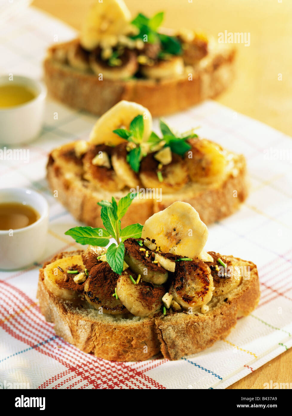 4 o'clock open sandwiches Stock Photo - Alamy