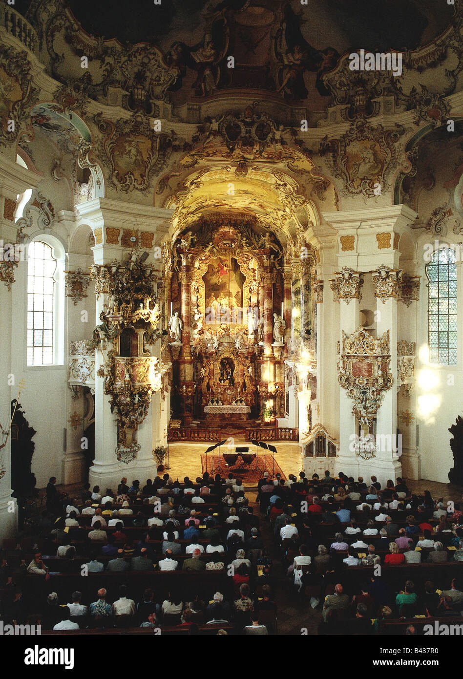 architecture, churches and convents, Germany, Bavaria, pilgrimage ...