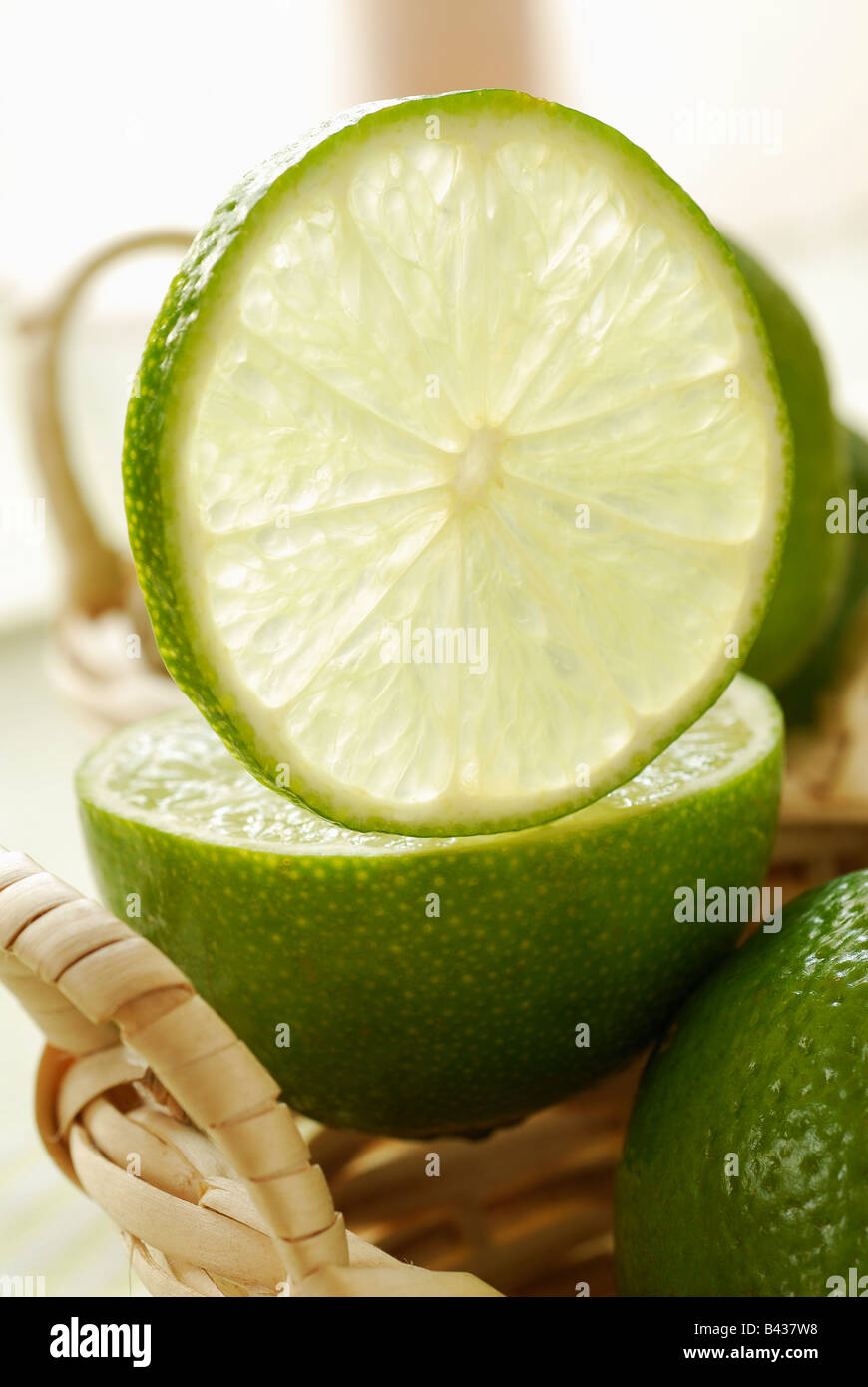 slice of lime Stock Photo - Alamy