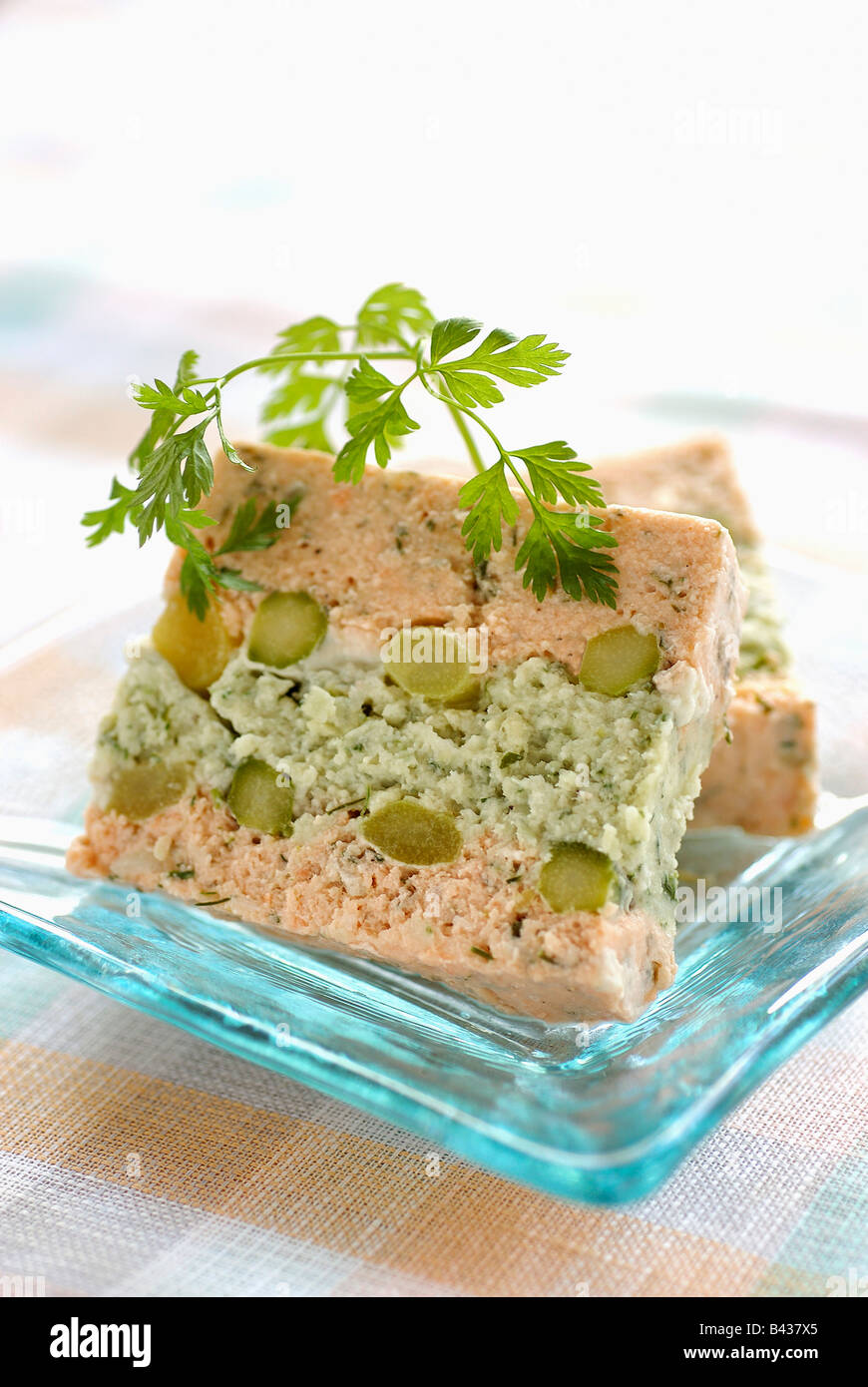 Salmon fish terrine terrine hi-res stock photography and images - Alamy