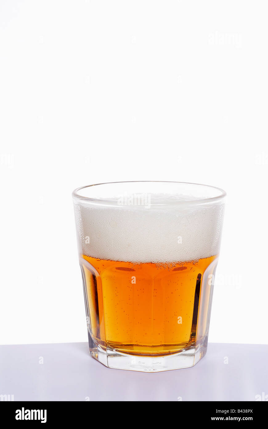Glass of red beer Stock Photo - Alamy