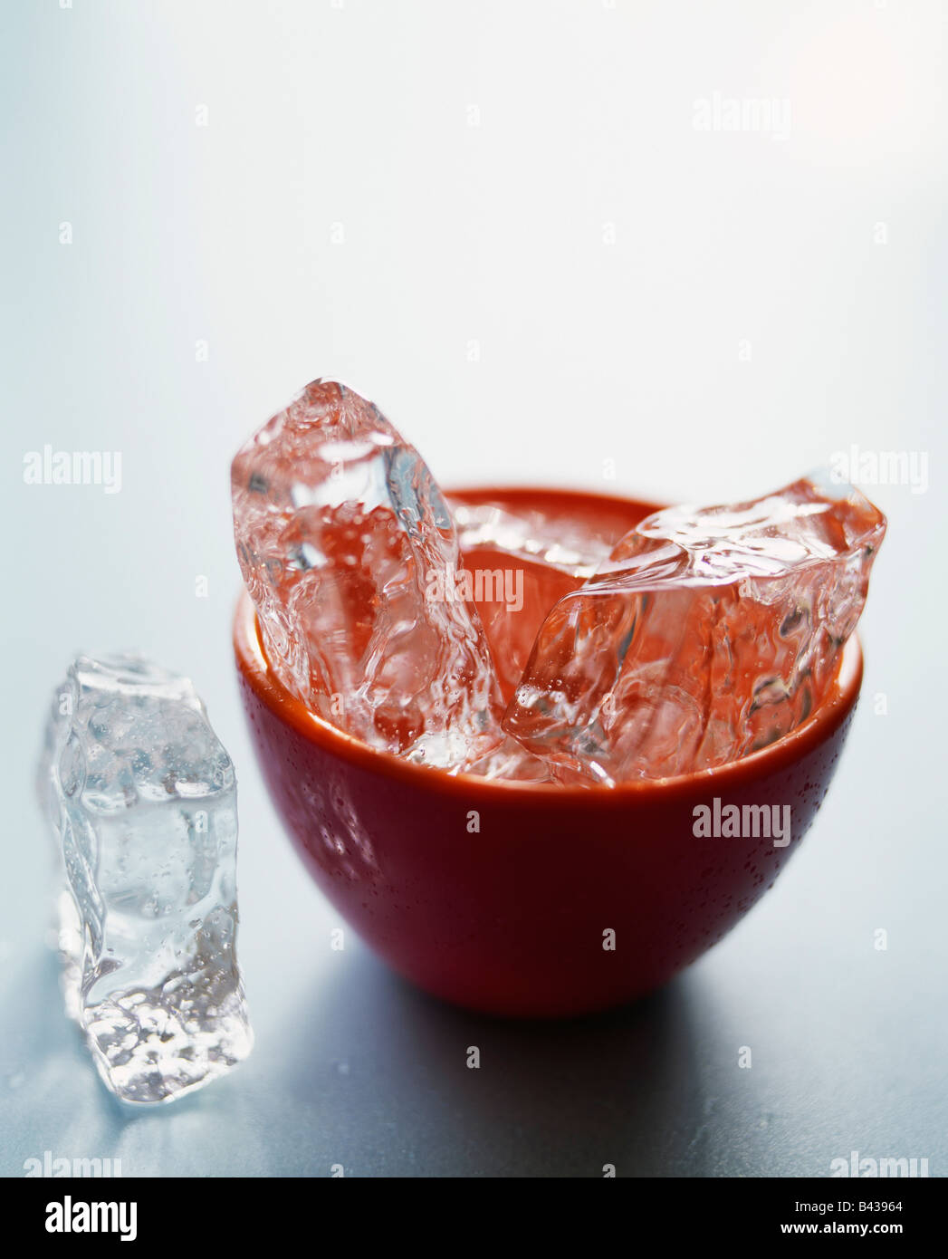 Bowl of ice Stock Photo - Alamy