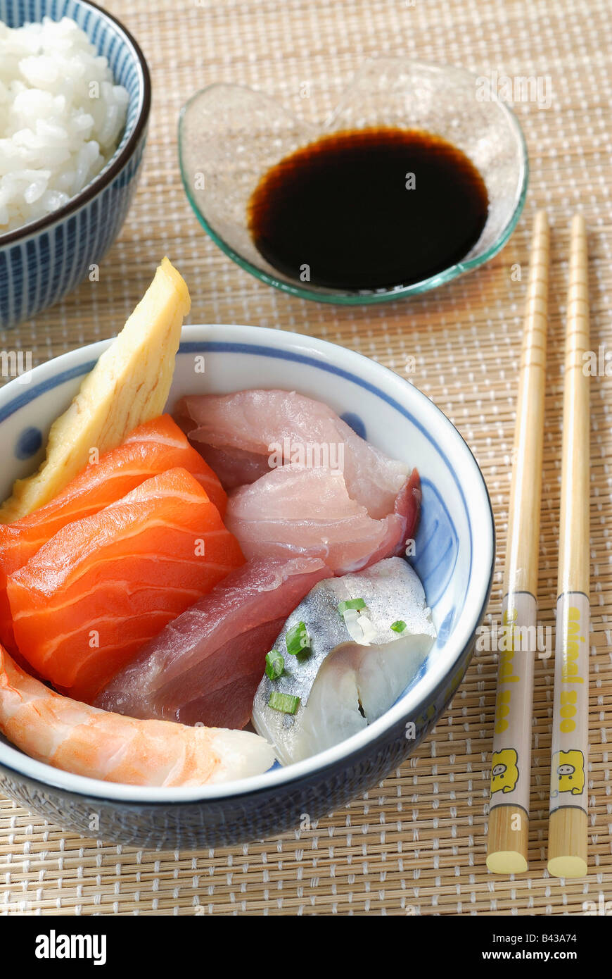 Mackerel sashimi hi-res stock photography and images - Alamy