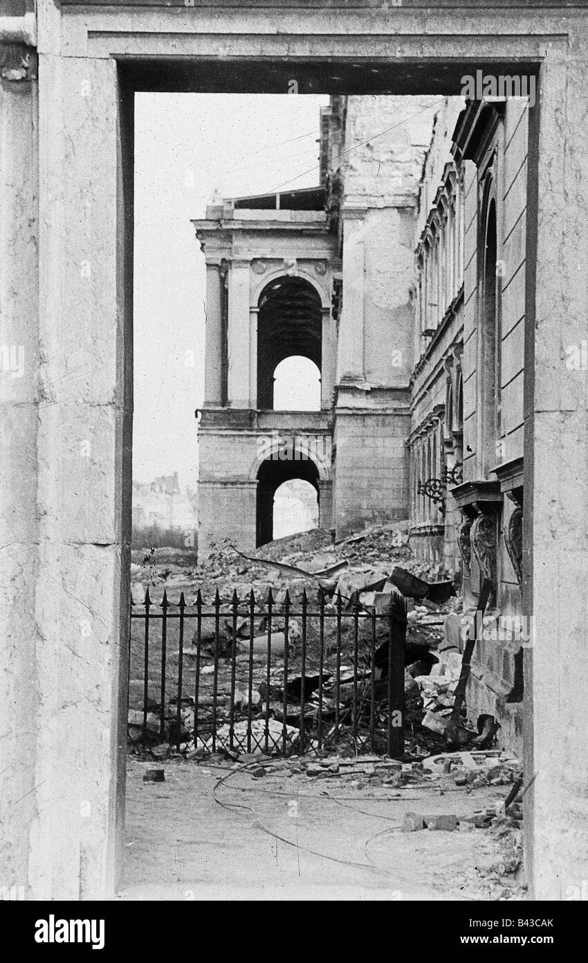 geography / travel, Germany, Munich, destroyed, 1945 Stock Photo - Alamy