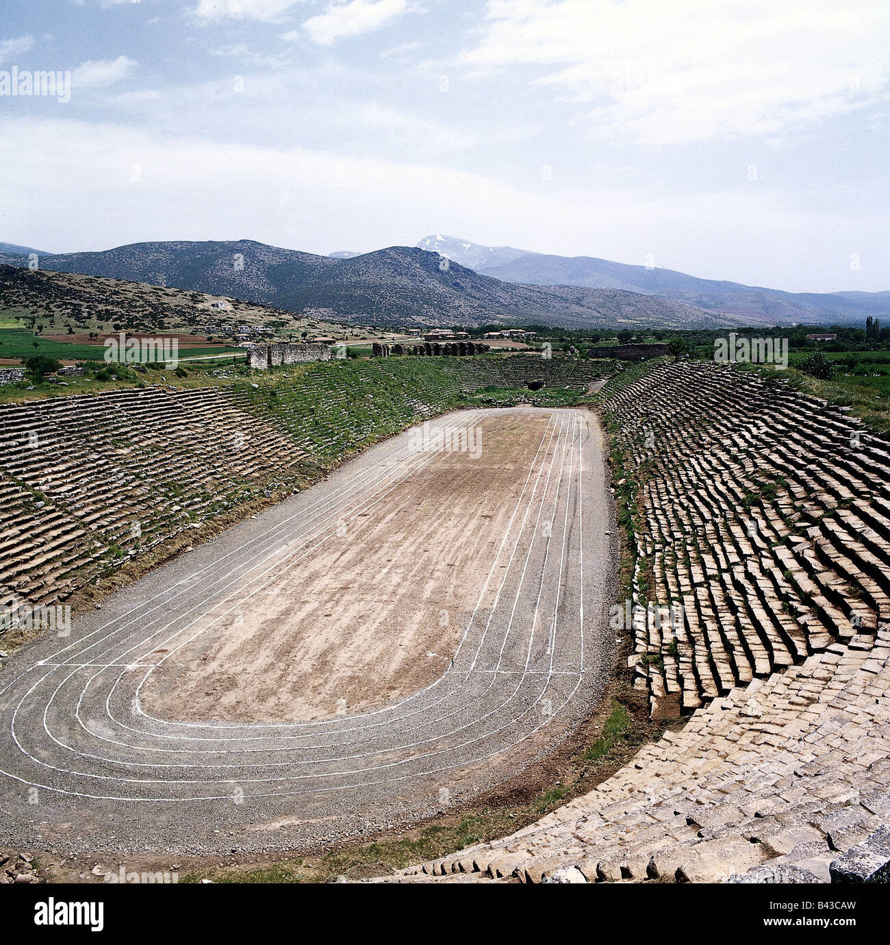geography / travel, Turkey, Aphrodisias, view of the arena and the ...
