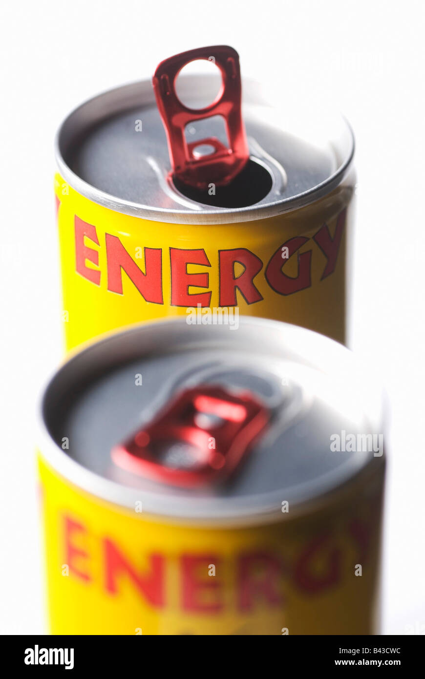 Can of energizing drink Stock Photo - Alamy