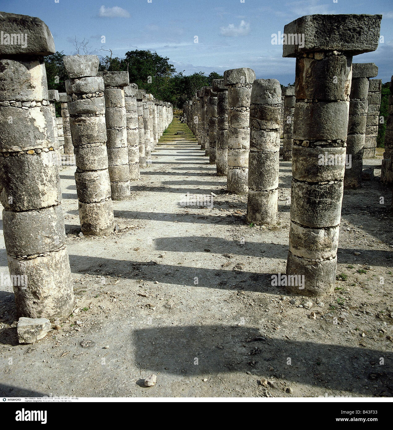 geography / travel, Mexico, Chichen Itza, Group of the Thousand Columns ...
