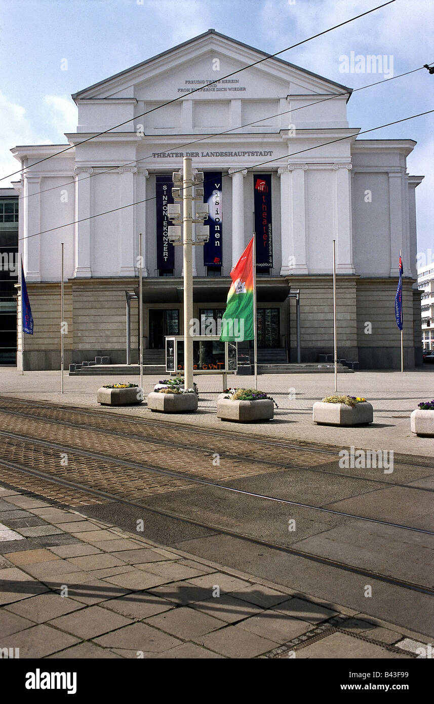 geography / travel, Germany, Saxony - Anhalt, Magdeburg, buildings ...